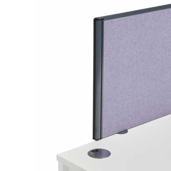 1200mm High Straight Top Aluminium Frame Office Screen