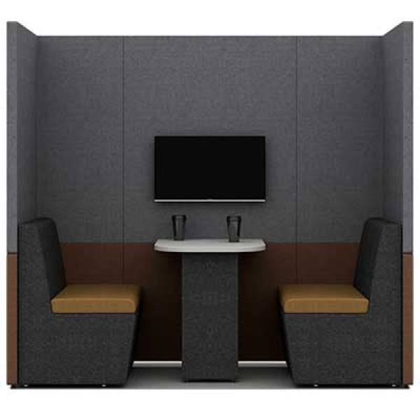 Two Person Work Booth 800mm Deep