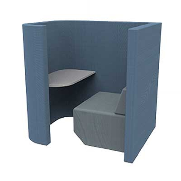 Dennis Single Person Work Pod with Seat