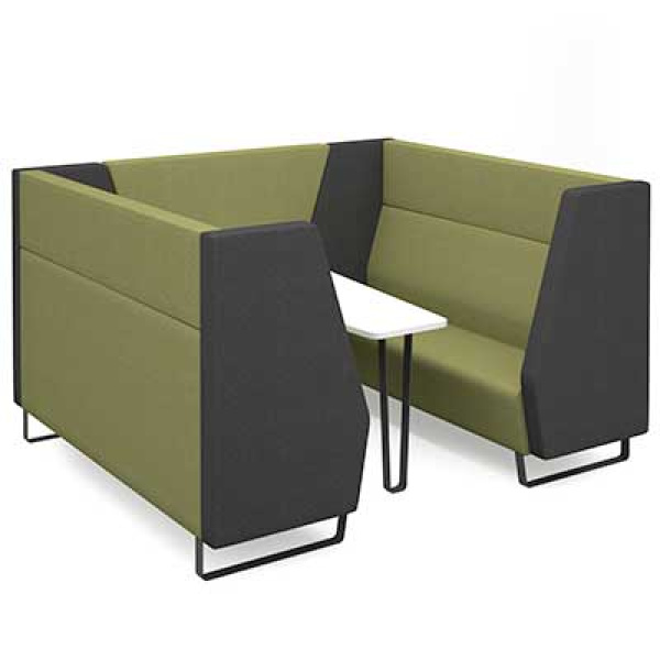 Encore High Back 6 Person Meeting Booth