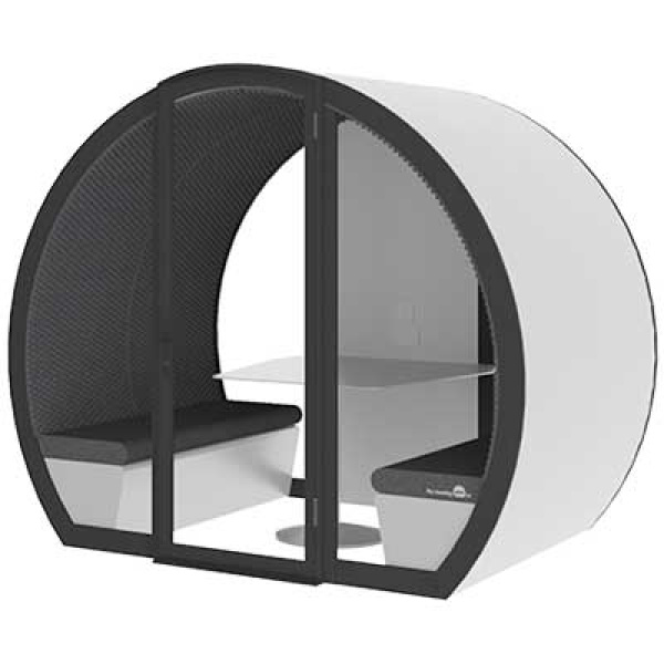 Enclosed Glass Back Office Meeting Pod