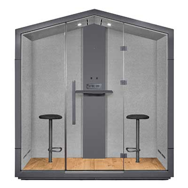 2 Person Treehouse Booth with 2 Bar Stools