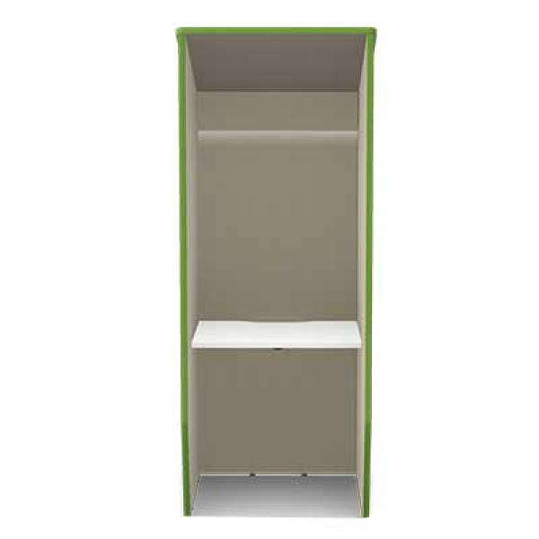 Cove Alcove Desk High Office Booth with LED