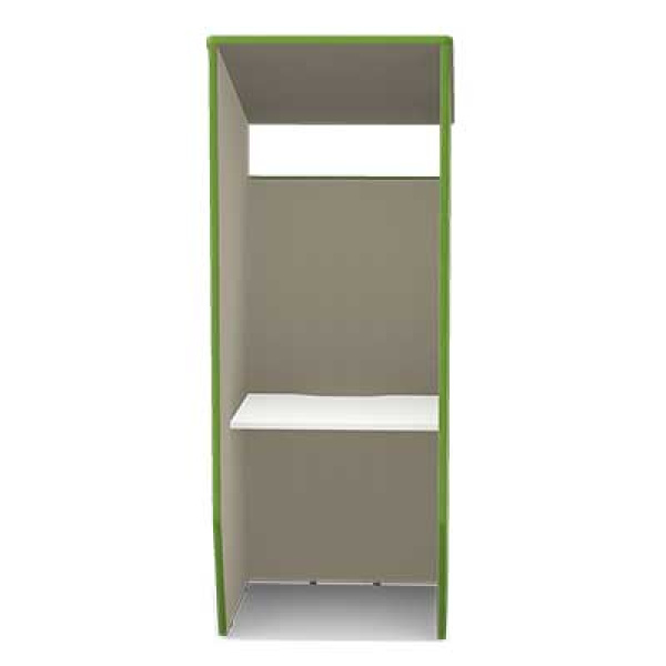 Cove Alcove Desk High Office Booth